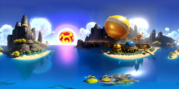 Pixel-art aesthetic, iconic Yellow Devil 3D model, detailed