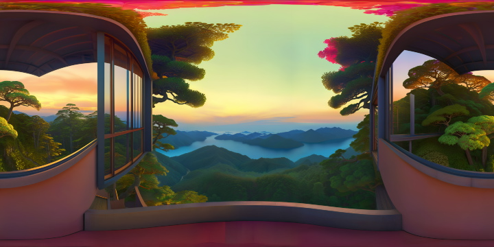 Apple Vision Pro Environment & Meta Quest 3 Custom Home: Edo