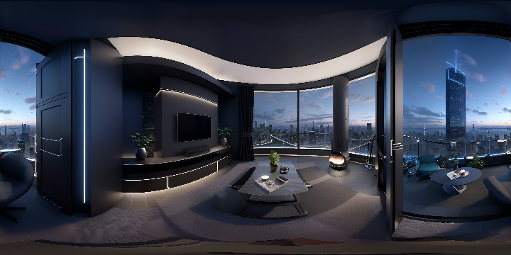 Apple Vision Pro Environment & Meta Quest 3 Custom Home: VR3